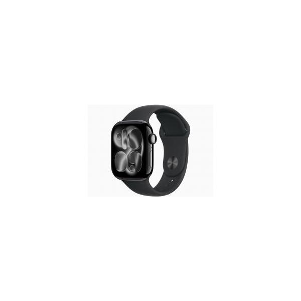 Apple  Apple Watch Series 11 GPSモデル 42mm MEQU4J/A [ジェットブラック・ブラックスポーツバンド M/L]　アップルウォッチ※ご注文手続き後、当店より発送予定日または取寄商品の在庫有無・納期を記...