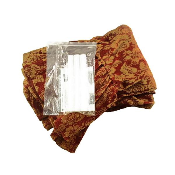 豪華なフリルで、ソファーを脚もとから美しく☆肘なし フィオーレ(フラワー)柄 伸縮ソファーカバー (1人掛用) です。※手洗いOK   色：レッド系 品質：ポリエステル98%　ポリウレタン2% サイズ：1人掛用 肘なし 全幅40〜60cm　...