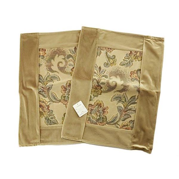 金華山織りとは、金糸・銀糸で模様を織り出した紋ビロードの一種です。 大切なソファーを永くご愛用いいただくために、汚れや毛並みの乱れが出やすい肘掛部分のカバーです。 表面に金華山織り毛織物を使用した、贅沢なアームカバーです。 トラックなどの車...