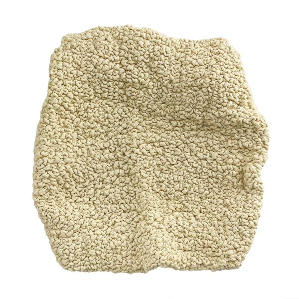 肉厚のジャカード生地を使用し、伸びても厚みがあり丈夫に仕上げました。 立体的な凹凸が味わいあるテクスチャーを演出します。 汚れたら洗濯機で丸洗いできるのでお手入れも簡単です。 洗濯機OK(ネット使用)色：アイボリー品質：綿61% ポリエステ...