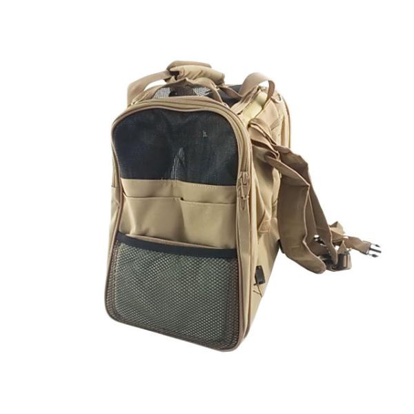 手提げ、ショルダー、リュック機能を備えながら４輪カートにもなる着せ替えリュック。 キャリーの底も超しっかりしているので、中にいるネコちゃんワンちゃんも安心です♪  適応体重8kgなので、大型のネコちゃん・ワンちゃんでも大丈夫な仕様です。  ...