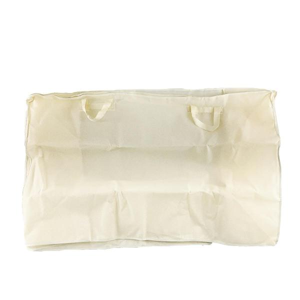 透明窓付きで中身がひと目で確認でき、出し入れもスムーズに行えます。 軽量で扱いやすく、持ち手付きなので移動も簡単です。 使わない布団や衣類をすっきり収納でき、クローゼットやベッド下の整理整頓に便利です。 シンプルなベージュカラーでお部屋にな...