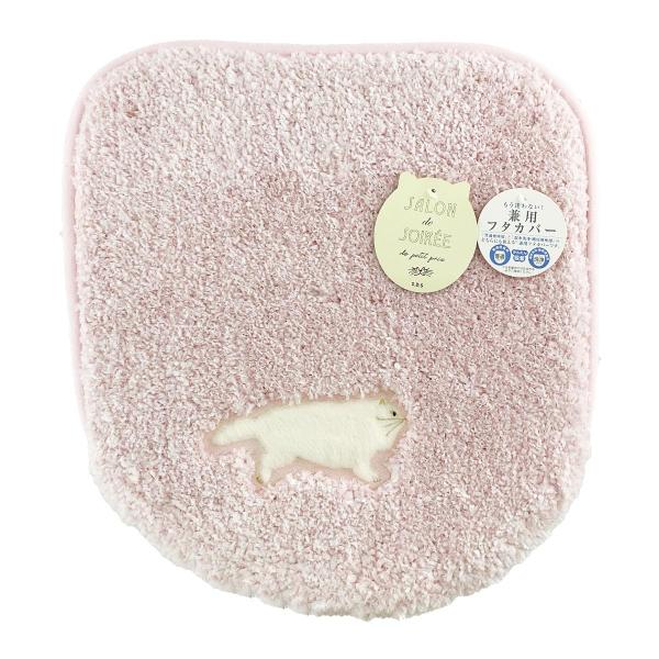 ふわふわの手ざわりが心地よい、ペルシャ猫モチーフのトイレフタカバーです。淡いピンクカラーと愛らしい猫の刺繍が、トイレ空間をやさしく彩ります。厚みのあるパイル生地で、ふんわりとした踏み心地を楽しめます。裏面にはずれにくい仕様を採用し、日常使い...