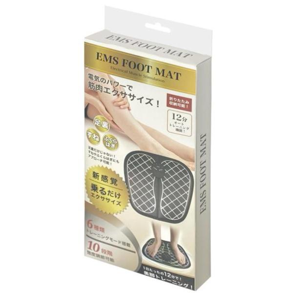 マットに乗るだけで、微弱電流が筋肉を刺激し、動かなくてもトレーニングが可能です。 すねやふくらはぎ、足裏にしっかりアプローチし、効率よく筋肉を鍛えます。 椅子に座ったままでも使えるので、好きなことをしながら手軽に続けられるのも魅力です。 使...