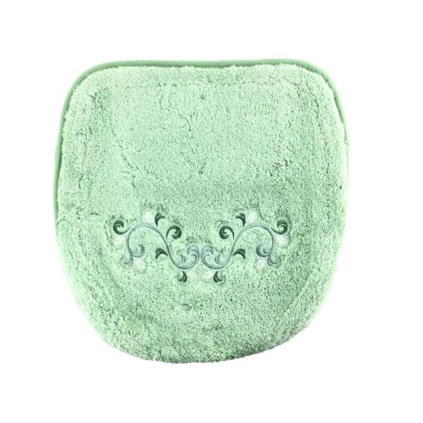 上品で落ち着いた色使いと花の刺繍が可憐なデザインのマルチ型トイレフタカバーです。長めの毛足でふんわりやわらか。トイレもぐっとお洒落な空間に生まれ変わりますね☆※サイズ図写真4枚目参照色：ミントグリーン品質：アクリル100%サイズ：厚み/約1...