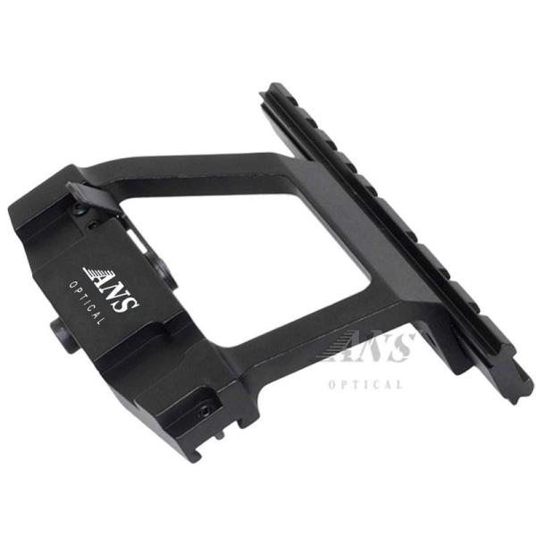 AK用のサイドレールに取り付けるスコープマウントです。対応機種：AK-47　AK-47S　AK47 β-SPETSNAZ※入荷時期により、ロゴのデザインが若干異なる場合があります。