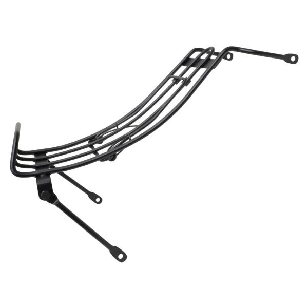 おなじみのベトキャリ。スーパーカブ、クロスカブにご使用いただけます。ステンレス製ブラックタイプ。ちょっとした荷物の積載に。■メーカー：アウトスタンディング■材質：ステンレス製■カラー：ブラック■許容積載量：約 3.0kg【適合車種】スーパー...