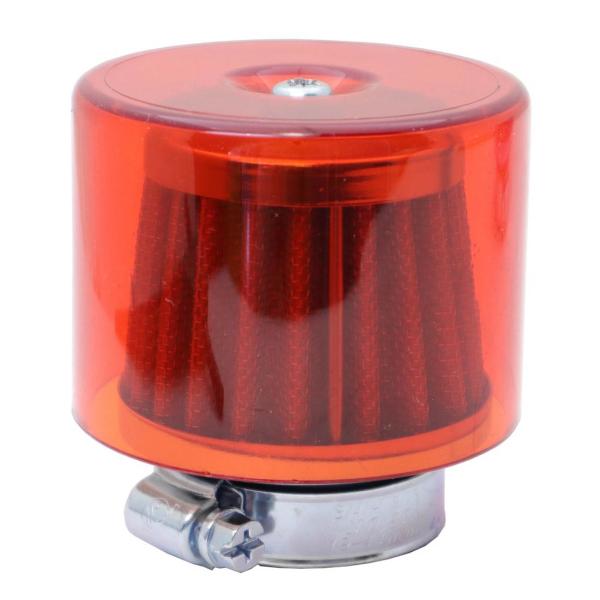 L-redパワーフィルター シースルー RED 赤ストレートタイプ 35パイシースルータイプのパワーフィルターです。エアの吸入率アップするため、車両の使用状況にあわせたプラグやメインジェットの変更が必要です。■カラー：シースルーレッド■適合...