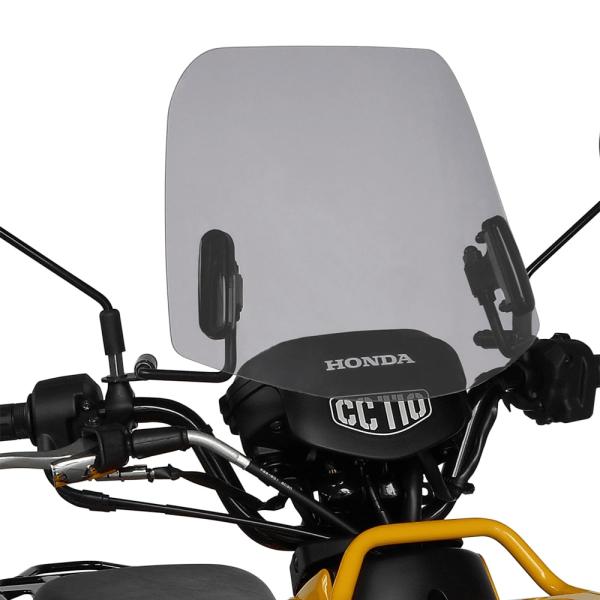 アウトスタンディング ミドルスクリーン MS-JA45-B新型クロスカブ110[JA45]専用 グレースモーク 材質：ポリカーボネイト樹脂サイズ：縦　315ｘ横　325ｘ厚さ　2.0ｍｍ色：グレースモーク適合：クロスカブ 110-2018[...