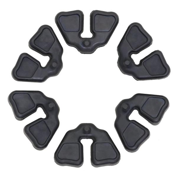 マッハIV H2 750SS用リアハブダンパー ホイールダンパー ゴムセットリアホイールのハブに組み込まれる緩衝材（ダンパー）で、伝達機構のバックラッシと回転部品の慣性によって発生するトルクの揺動を吸収するゴムパーツです。■カワサキ 純正部...