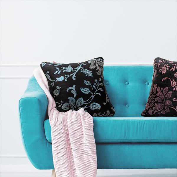 クッション中身45×45cm用に入れて使えるクッションカバートルコ製のインポート生地のクッションカバー　商品名：Madeleine / マデリーン■サイズ/約約45×45cm■生地/ ポリエステル100％トルコ製 光沢のあるブライト糸使用生...