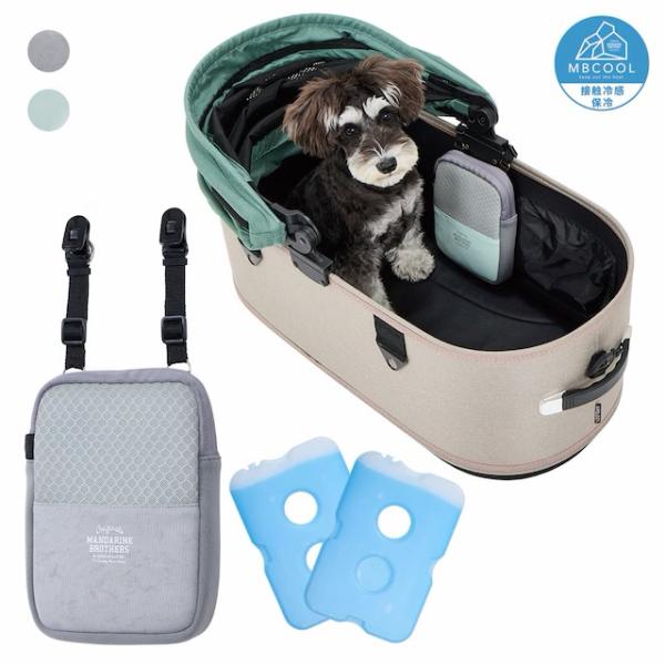 カート内の空間を快適温度に！ICY COZY MINI MATと併用もOK！凍らせたパネルでカートの空間を涼しく快適温度に保つ効果があります。取り付け簡単・省スペースなスタイリッシュ保冷アイテム。・保冷パネル2枚入り・裏側は防水生地でカート...