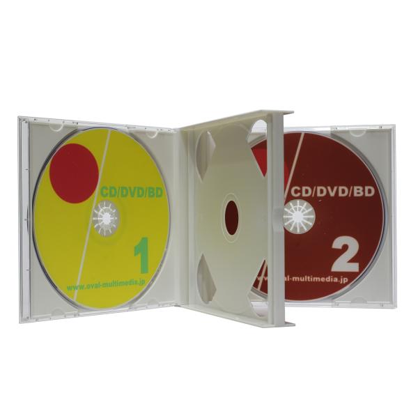 24mm厚のケースです。硬いポリスチレン製のケースです。ドラマを録画したDVDの保管や、教材等を製作されている会社様まで、幅広くご利用いただけるケースです。複数枚の音楽CDやドラマ等をまとめて収納する際に便利です。ケース表内側と裏内側にそれ...