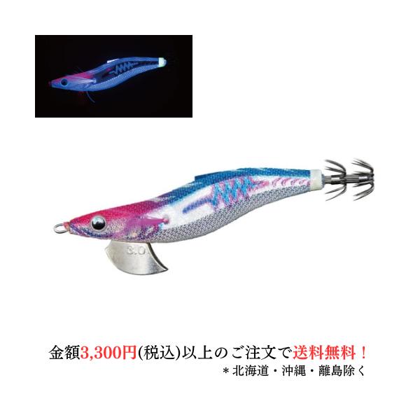 エギ王SEARCHストロボフィンが生み出す平打ちアクションによる「光」、ラトルによる「音」を武器にしたハイアピールモデルです。 ボディの広い面でギラっと光を反射させてイカを誘います。 また、生態研究に基づいた「イカが感知しやすいラトル音」で...