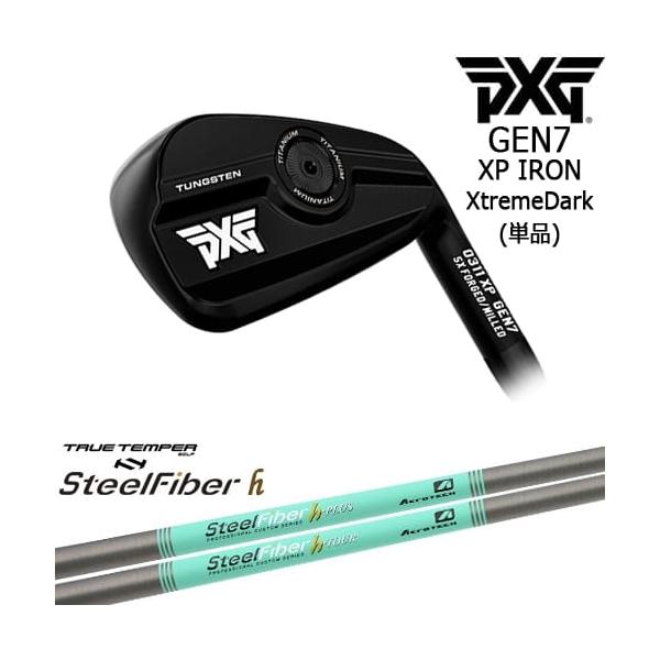 【OVDカスタム】PXG 0311 GEN7 XP IRON アイアン 単品 4I 5I GW SW LW ExtremeDark ブラック ゴルフクラブ