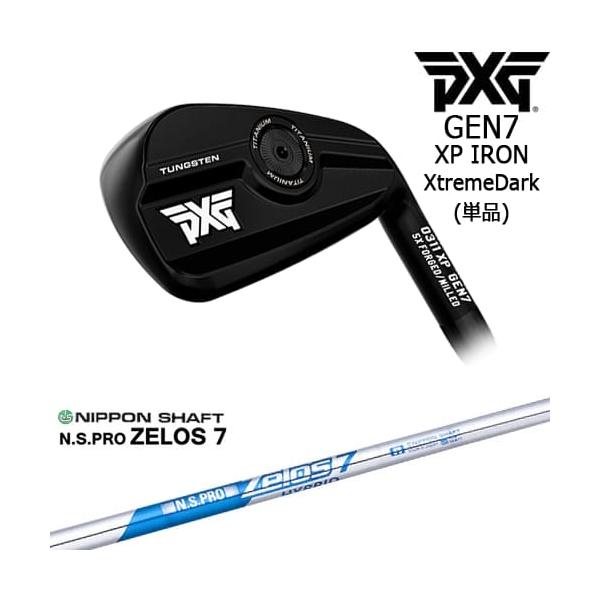 【OVDカスタム】PXG 0311 GEN7 XP IRON アイアン 単品 4I 5I GW SW LW ExtremeDark ブラック ゴルフクラブ