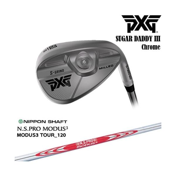 【OVDカスタム】PXG 0311 SUGAR DADDY3 ミルド ウェッジ Chrome シルバー シュガーダディー ゴルフクラブ
