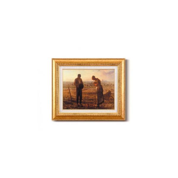 農民の生活風景を描き続けた「農民画家」として有名なミレー。本物により近く複製した名画額です。豪華な金の額に入っています。