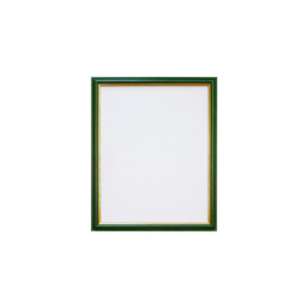 作品を引き立たせるシンプルなデザインの額縁です。