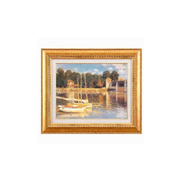 「光の画家」の別称がある、光と色彩にこだわった画家「クロード・モネ(Claude Monet)」の美しい名画を、本物により近く複製した上質な名画額です。豪華なゴールドのフレームが名画を引き立てます。