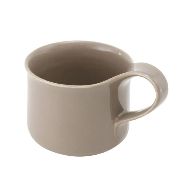 なめらかなフォルムが魅力的なマグカップです。