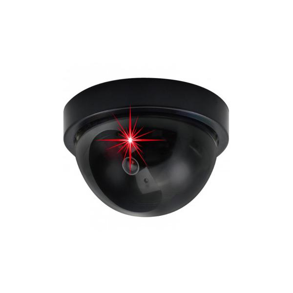 人などが近づくとセンサーが感知して自動で赤色LEDが点滅。防犯効果アップの防犯ステッカー付属。