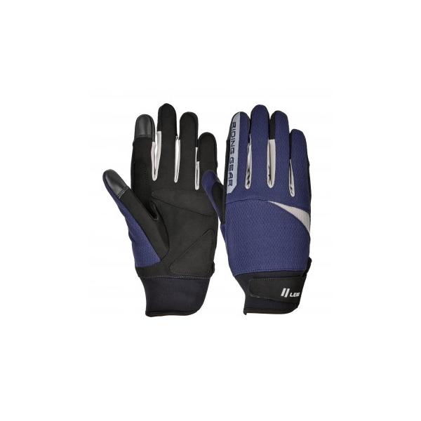 グローブを装着したままスマートフォンやタブレットの画面操作が可能です。手の甲部分には通気性の良いメッシュ素材を使用し、伸縮性が良くぴったりとフィットします。袖口は締め付け調節が便利なベルクロ式です。手の平部分は薄手で柔らかい合皮製なので、グ...