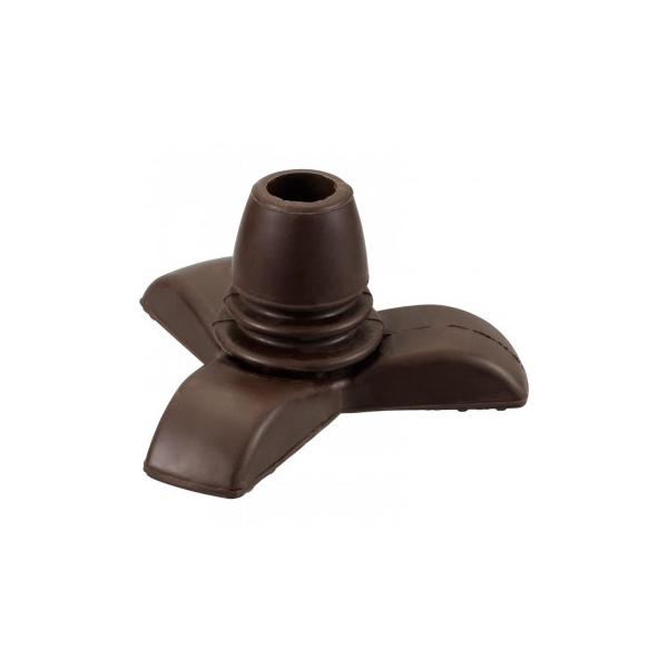 地面との接触面積が増えることにより、より安定的に杖を使うことができます。また杖も倒れず、自立することが可能なので、収納の時に便利です。