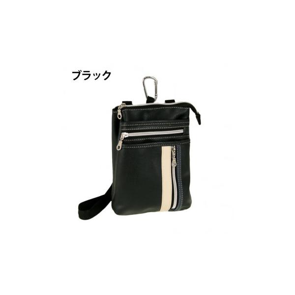 縦に入ったラインがアクセントの合皮ラインシザーシリーズ。スタイリッシュなデザインなのに、驚きの収納力!スマートフォンやタブレット、お財布など小物の持ち歩きにとっても便利!メイン層は小物の仕分けにうれしい2層タイプ!海外旅行時の手荷物入れとし...