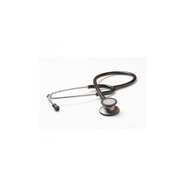 重量130gの軽量アルミニウム製ライトウェイト聴診器です。フィンガーシェイプデザインにより、指2本で保持でき、雑音を抑えて高い聴音効率を発揮します。柔らかいシリコン素材を採用したスムースフィットイヤーチップは長時間使用でも快適。小児面はノン...