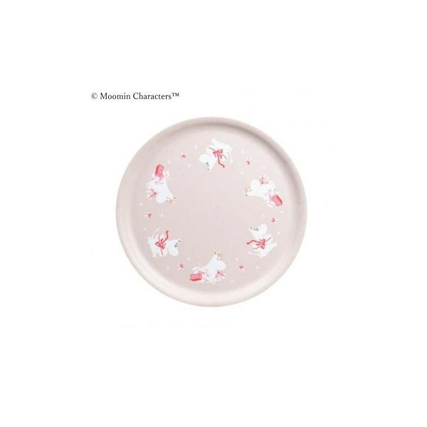 テーブルを華やかに彩るムーミンの木製トレイです。