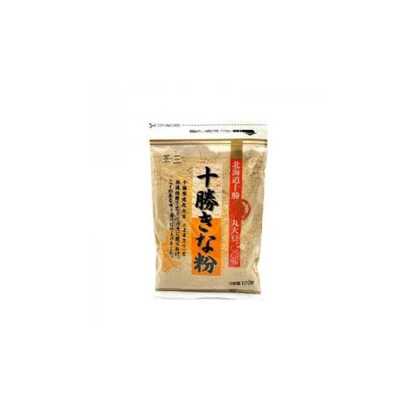 北海道十勝産大豆(とよまさり)100%使用。熱風焙煎で芯までじっくりと煎り、こくのある味と風味豊かなきな粉に仕上げました。