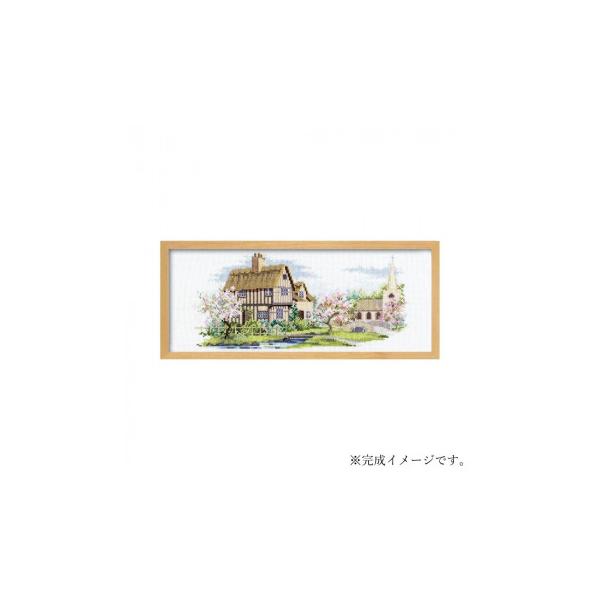 ヨーロッパの素敵な風景をクロス・ステッチにしたキットです。