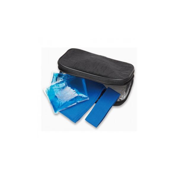 冷やして炎症を止める、温めて回復の促進、両方使えるアイシングセットです。