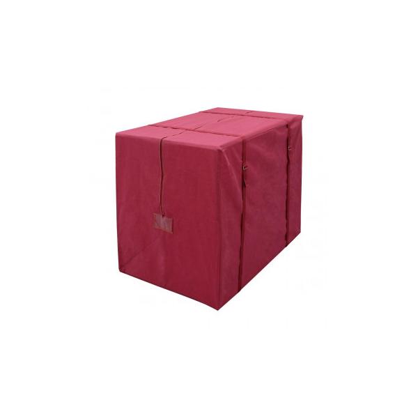 軽くて丈夫なポリプロピレン製不織布を採用しています。通気性に優れ、おふとんの保管に適しています。シングルサイズのお布団が2〜4枚収納できます。