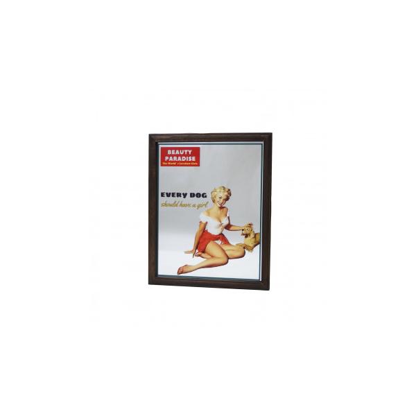 オールドアメリカンなパブミラーです。アメリカンテイストのお部屋に最適なインテリアグッズです。