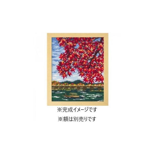 四季が織りなす日本の美しい風景をお楽しみください。技法はクロスステッチ。額(W-41)は別売り。技術レベルは上級者向。