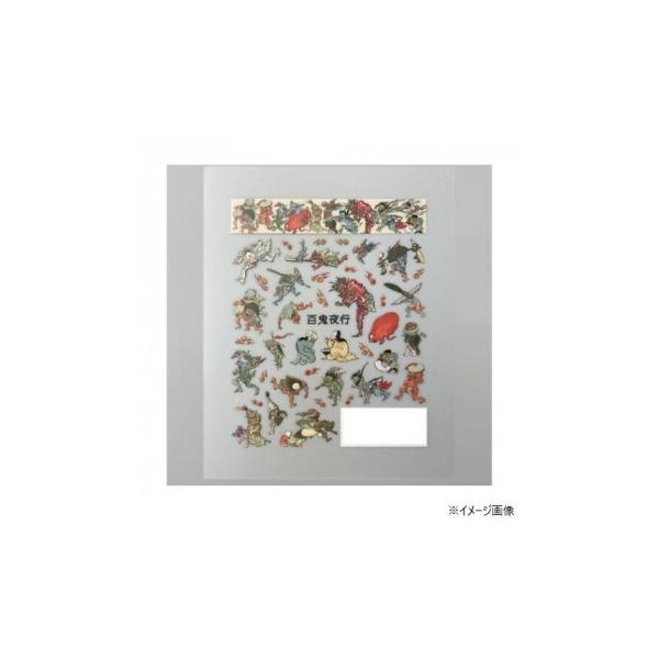 百鬼夜行は夜の京都を妖怪たちが行進し、朝日が昇るとともに逃げ帰るという物語。一見恐ろしく感じる妖怪たちをよーく見てみると、躍動感に溢れなんとも滑稽で愛らしい。まるで百鬼夜行の絵巻物から飛び出してきたような、妖怪たちのシールです。