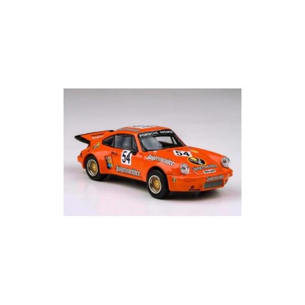 PARAGONのポルシェ911カレラRSR3.0・1974イエーガーマイスターLHD模型です。