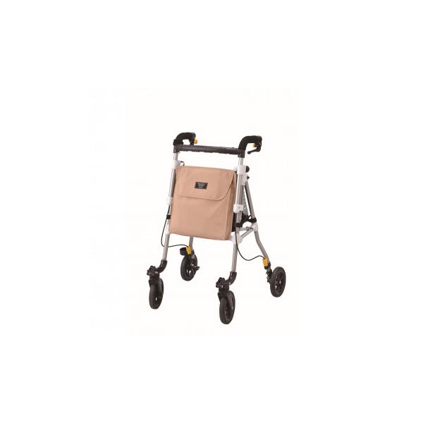 超軽量コンパクトタイプの歩行車。小柄な方から使用出来る商品。折りたたむと車体の約4分の1までコンパクトに折りたたむことができ、電車やバスを利用される方、玄関の保管スペースがあまり取れない方、階段や段差を持ち上げないといけない方など、幅広い方...