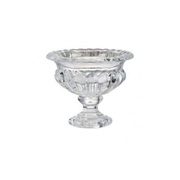 モダンなデザインが目を引く、実用的でおしゃれなガラス花瓶です。