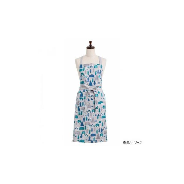 北欧柄には外せないツリー&amp;ハウスモチーフです。さっと着用しやすいクロスタイプのエプロンです。前結びでも後ろ結びでも着用できます。少し大きめなサイズを採用しており、ゆったりと着用できます。大きめなフロントポケット付きです。センターで分...