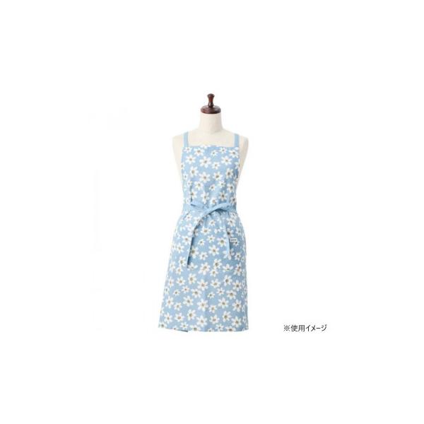 清楚な白い花が全体に広がるエプロンです。季節を問わず、日常を明るく華やかにしてくれる一枚です。前結びでも後ろ結びでも着用できます。少し大きめなサイズを採用しており、ゆったりと着用できます。大きめなフロントポケット付きです。センターで分かれて...