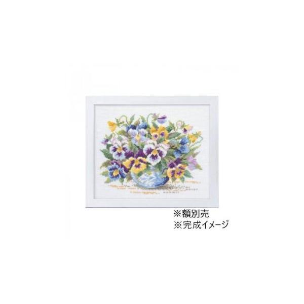 表情豊かで可憐に咲く色とりどりの花たち。そんな心を潤すやさしく美しい花々を集めたクロスステッチキットです。技法は、すべてクロスステッチを使用しています。技術レベルは、初級〜中級者向です。