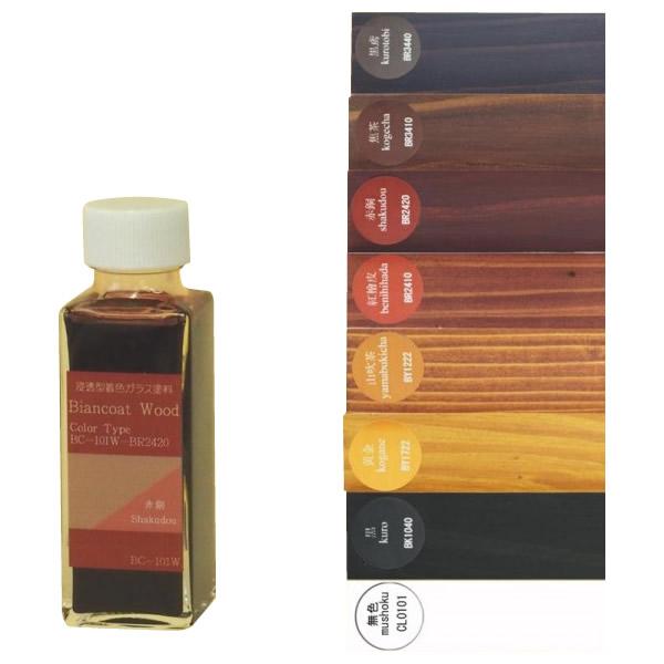 浸透型着色ガラス塗料です。例えば高所の軒天や羽目板。近年の和・洋モダン住宅に多い無垢木材ルーバーは、メンテナンスが難しい建材の一つです。屋外の無垢木材にビアンコートWを施工しておけば一般的な有機樹脂塗料では得られないガラスならではの耐候性に...