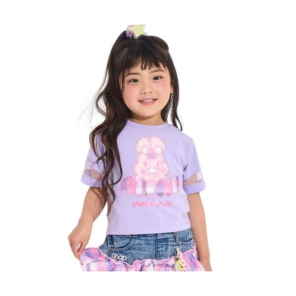 ANAP KIDS 24th ANNIVERSARYアニバーサリーアイテムとして「POMPOM」が復活フロントに施された立体的なPOMPOMワッペンがコーデのアクセントになるトップス。やわらかい素材感で着心地が良く、デイリー使いにもぴったり...
