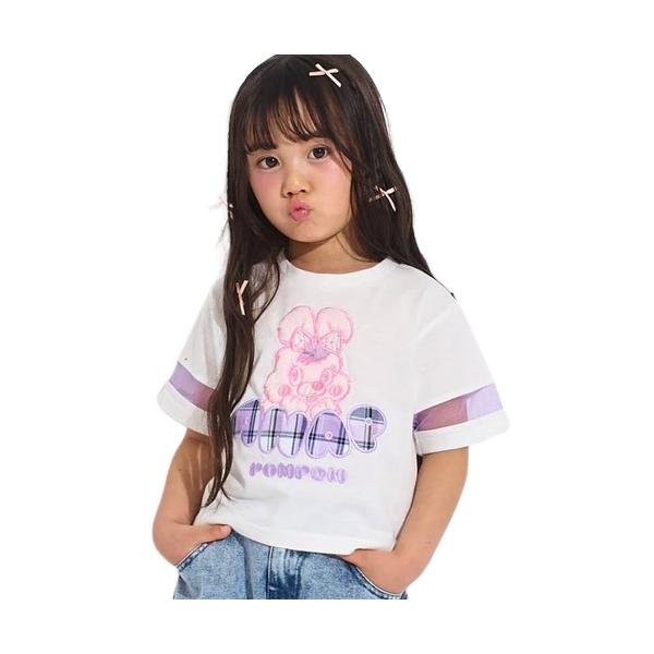 ANAP KIDS 24th ANNIVERSARYアニバーサリーアイテムとして「POMPOM」が復活フロントに施された立体的なPOMPOMワッペンがコーデのアクセントになるトップス。やわらかい素材感で着心地が良く、デイリー使いにもぴったり...