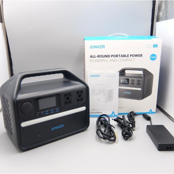 【商品説明】ANKER アンカー Portable Power Station定格500W 535 ◆Ankerは、寿命の長さと安全性の高さが特徴のリン酸鉄リチウムイオン電池の中でも高品質な電池を厳選　業界一般に比べて約6倍の長寿命を実現し...