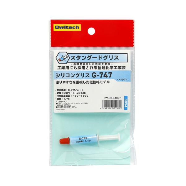 ◆◇ 商品特長 ◇◆工業用PCで使用されることも多い信越化学工業製CPU冷却グリスです。スタンダードなシリコングリスは、一般的なDIY PCでも安心してお使いいただくことができます。また、工業用PCで使用された実績もあり長寿命のため、手間を...