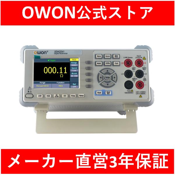 XDM2041 4?桁 デジタル・マルチメーター+ 分解能： 4 1/2桁（55,000カウント）+ サンプルレート ： 最高 65サンプル/秒+ 真のRMS AC電圧/電流測定+ デュアル・ディスプレイ・モードで２つの測定結果を同時表示+...